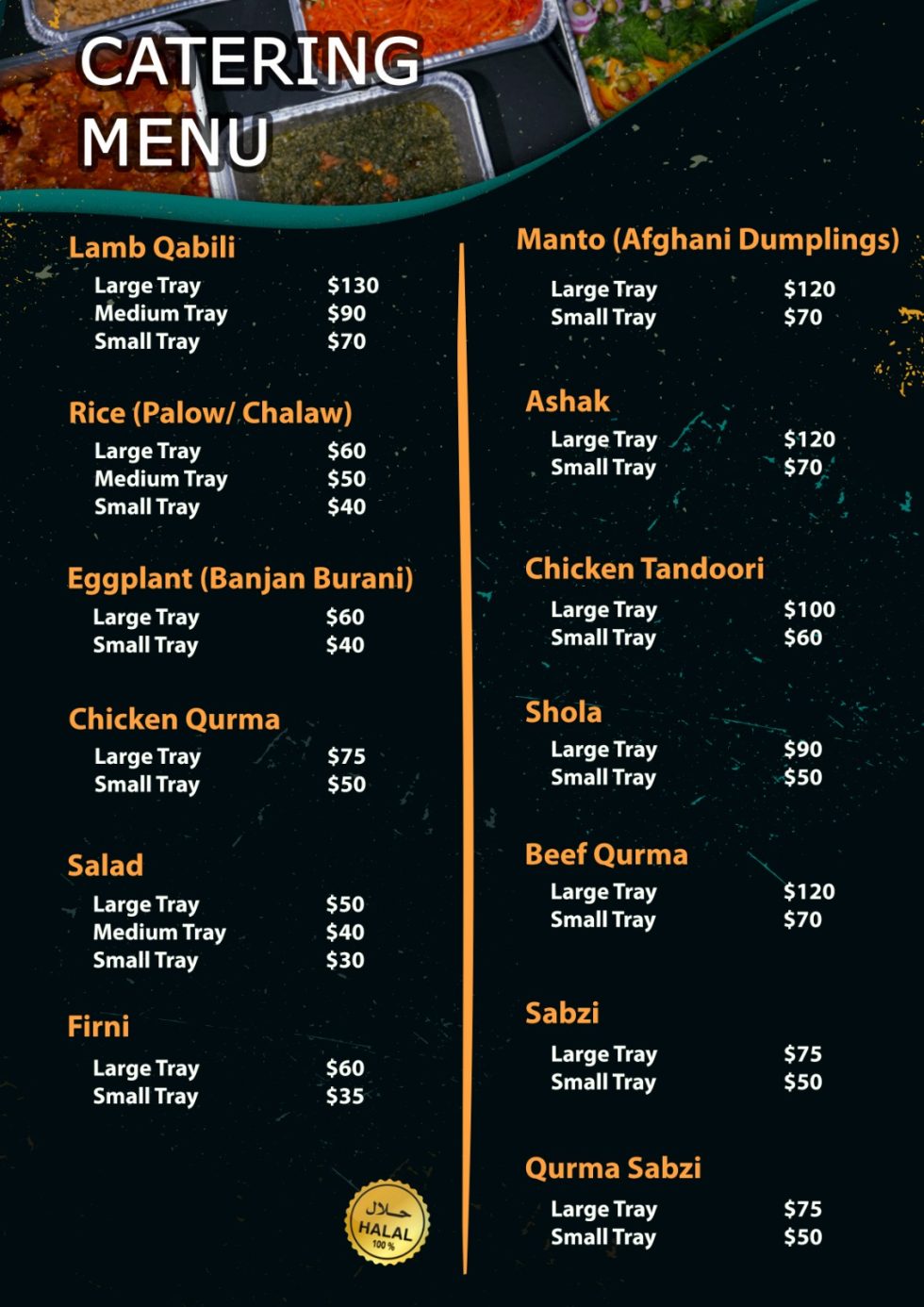 Catering - Samir Kabab House